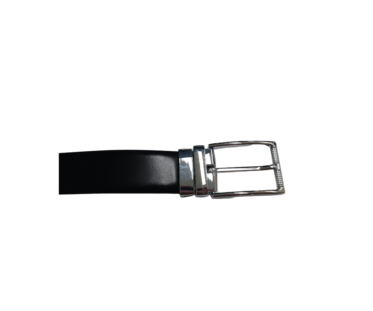 Maxin Reversible Black/White Genuine leather Belt – The Fitting Belt ...