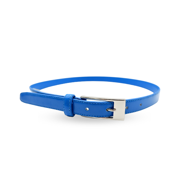 LACEY - Womens Blue Genuine Leather Belt – The Fitting Belt Company