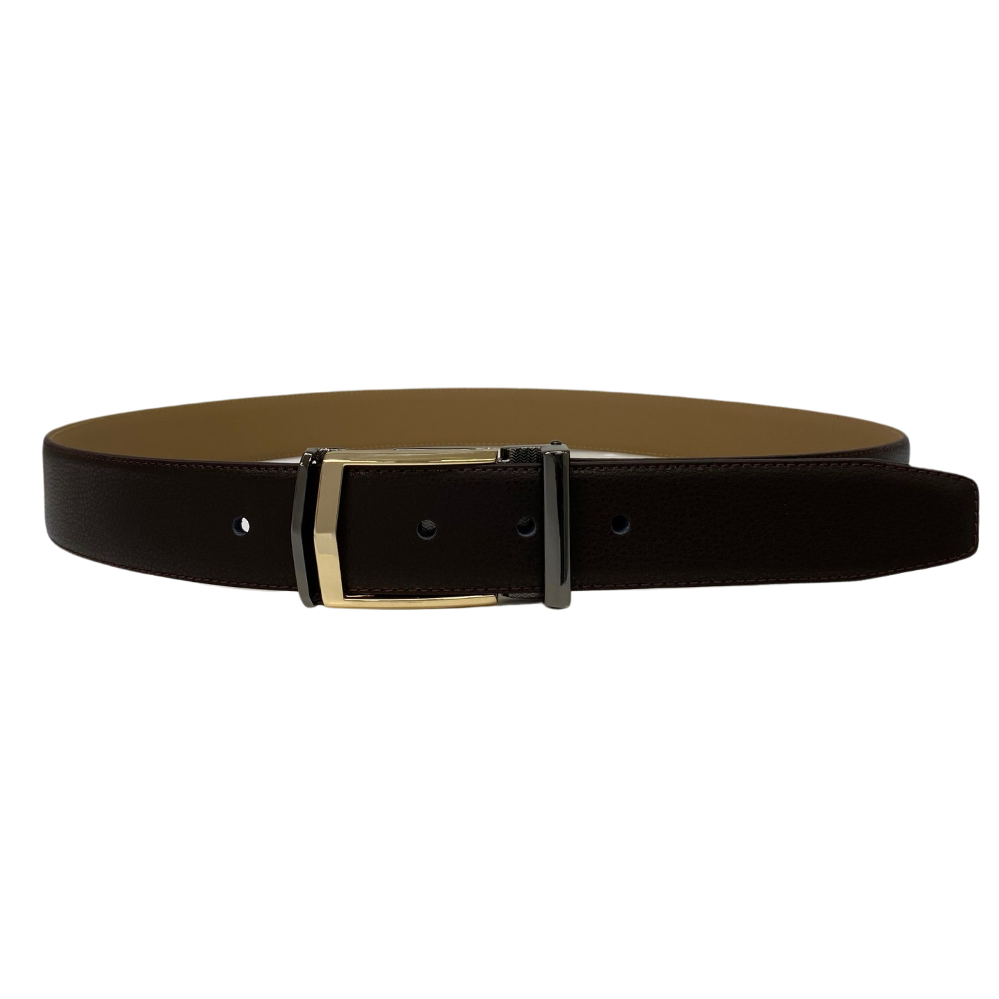 KIT - Men's Brown Genuine Leather Belt – The Fitting Belt Company