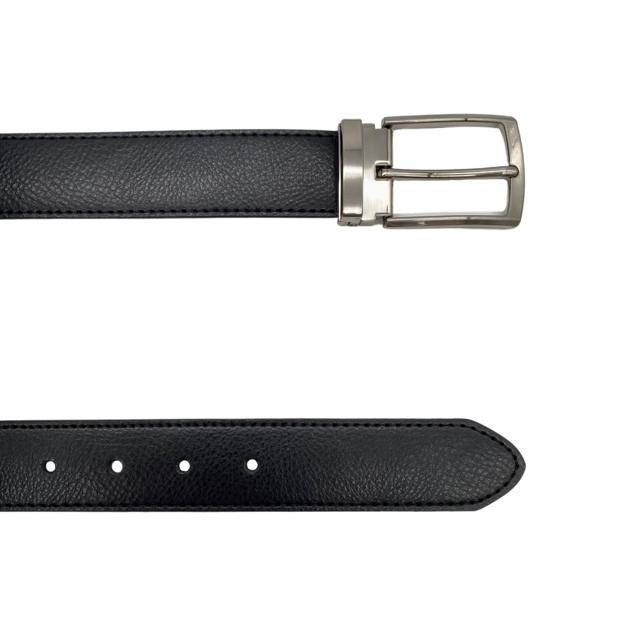 Ace - Men's Black Genuine Leather Belt – The Fitting Belt Company