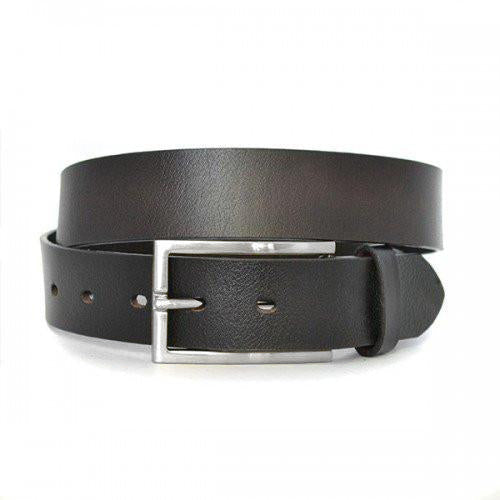 MICHAEL - Mens Dark Brown Genuine Leather Belt – The Fitting Belt Company