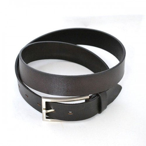 MICHAEL - Mens Dark Brown Genuine Leather Belt – The Fitting Belt Company