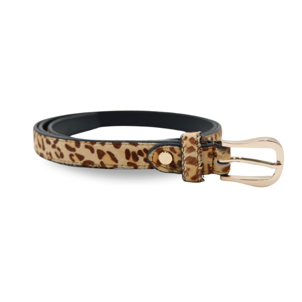 Maggie Leopard Print Belt – The Fitting Belt Company